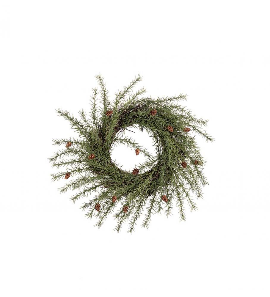 Grankrans med kottar - Grön - Ø45 cm från Mr Plant 469.00 kr - Fröken Fräken